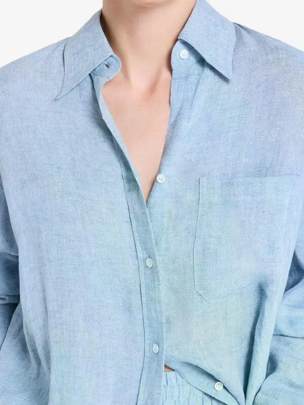 TWP Big Joe Pocket Shirt - Blue