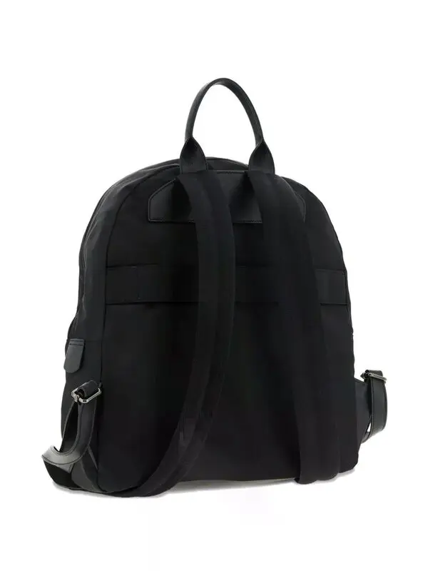 Kiton Zip Front-pocket Backpack - Black