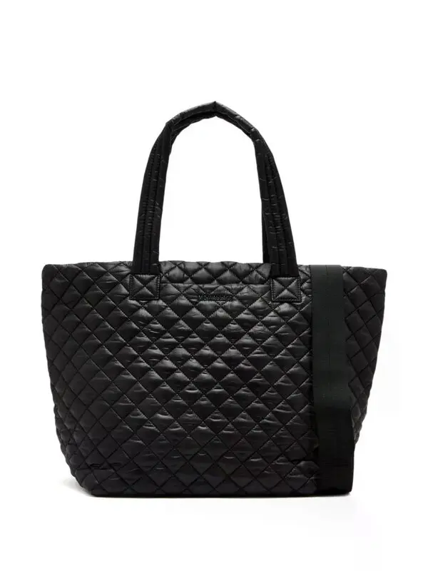 Mz Wallace Medium Metro Deluxe Quilted Tote Bag - Black