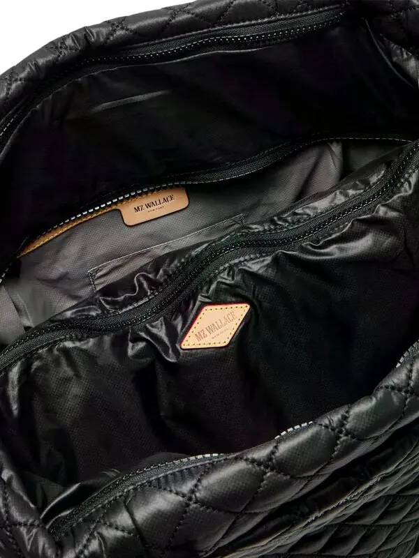 Mz Wallace Medium Metro Deluxe Quilted Tote Bag - Black