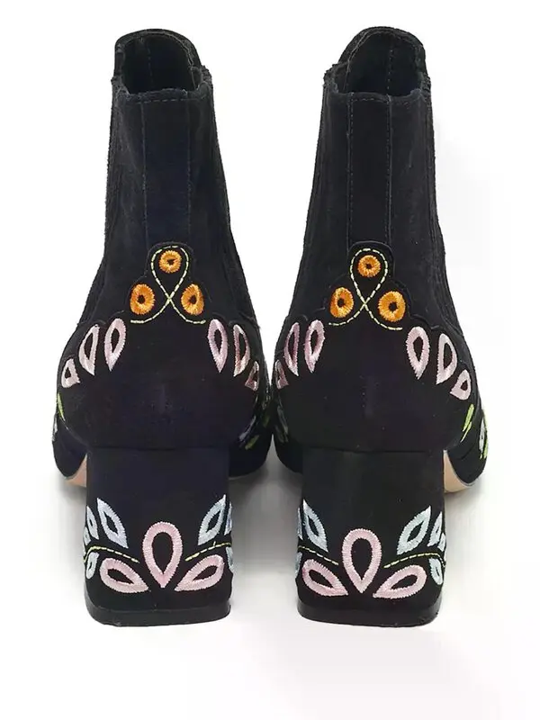 SOPHIA WEBSTER Liliana Embroidered Ankle Boots