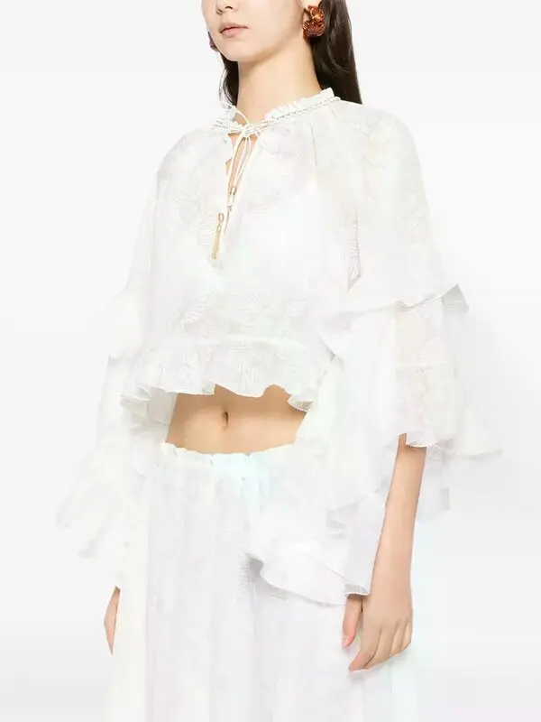 Zimmermann Daylight Blouse - White