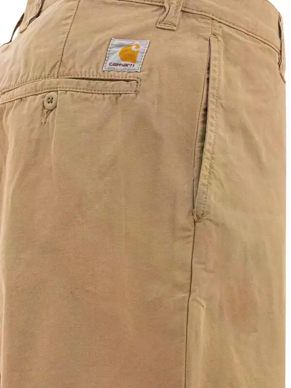 Carhartt Work In Progress Calder Logo-patch Chinos