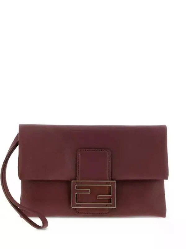 Fendi Leather Clutch Bag
