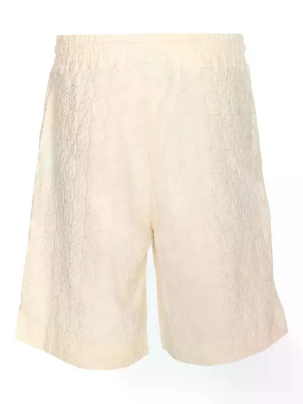 Drole De Monsieur Elasticised-waist Track Shorts - Neutrals