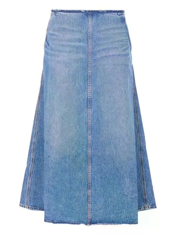 Alexander Wang A-line Denim Maxi Skirt