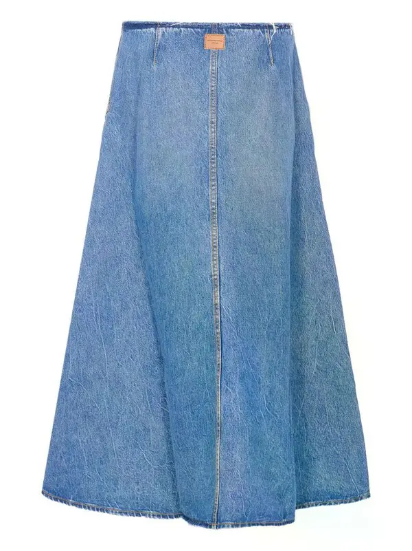 Alexander Wang A-line Denim Maxi Skirt