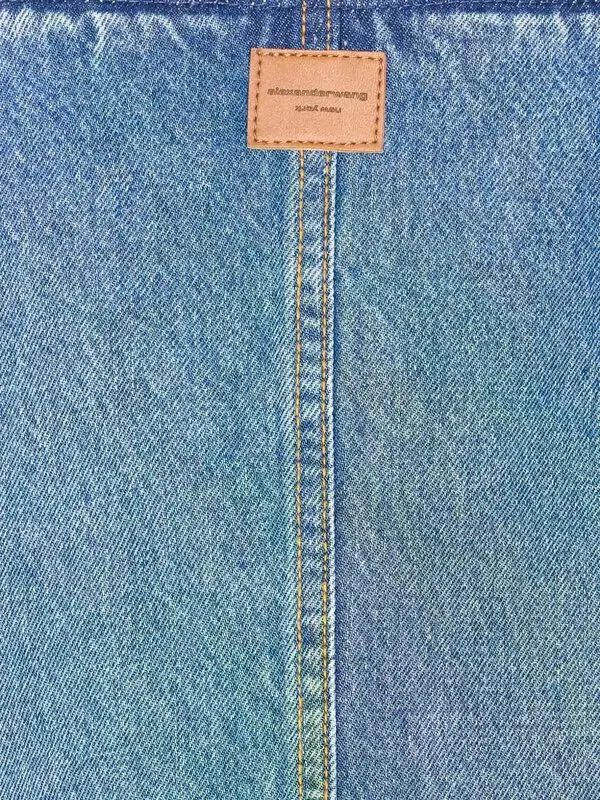 Alexander Wang A-line Denim Maxi Skirt