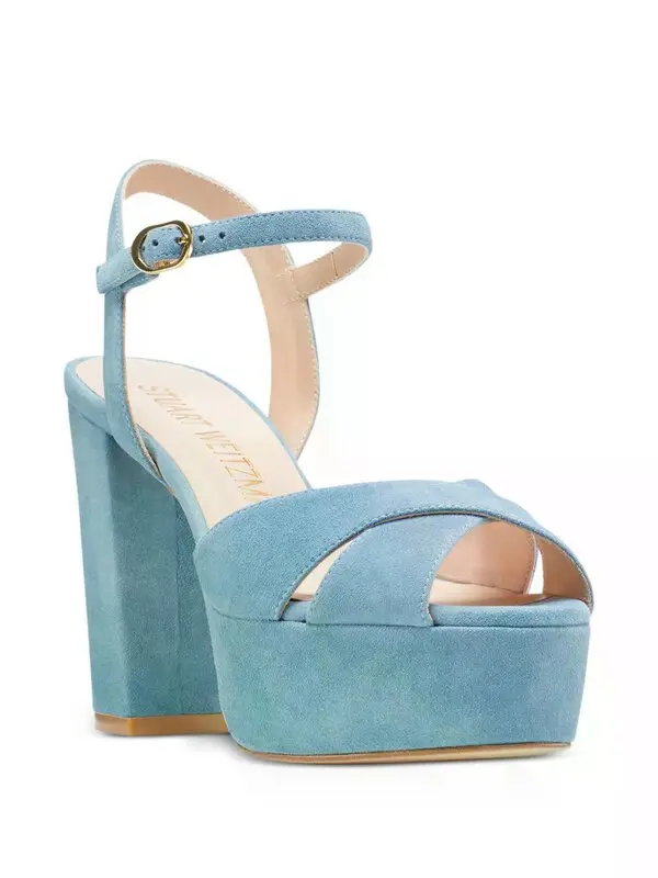 STUART WEITZMAN Ivona Crossover Platform Sandals