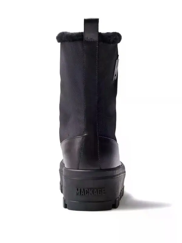 Mackage Logo-embellished Boots - Black