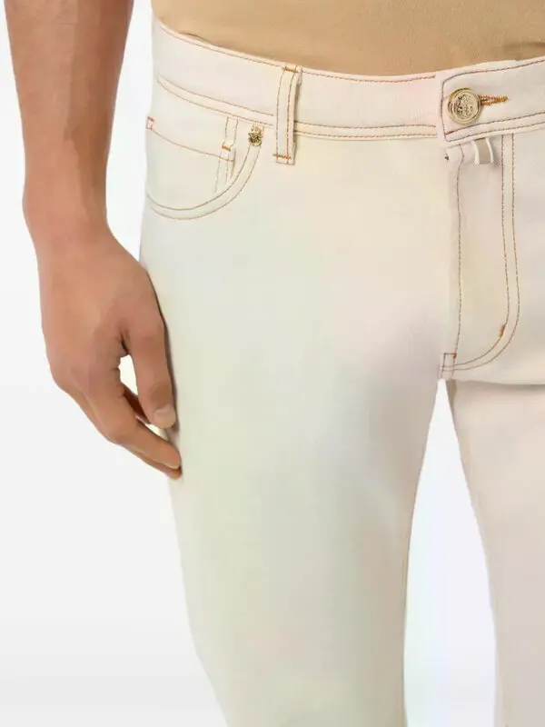 BILLIONAIRE Five-pocket Jeans With Embroidered Detail