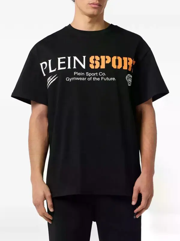 PLEIN SPORT Round-neck Logo T-shirt