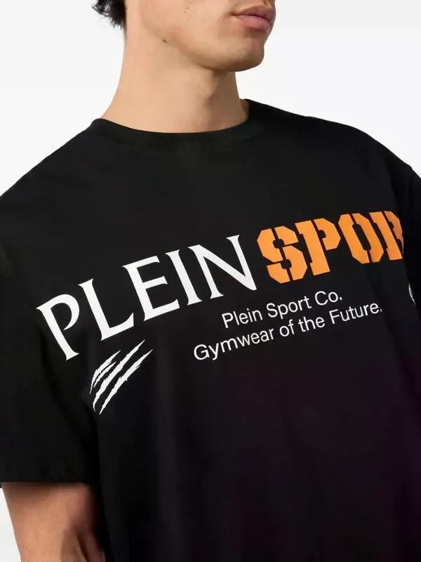 PLEIN SPORT Round-neck Logo T-shirt