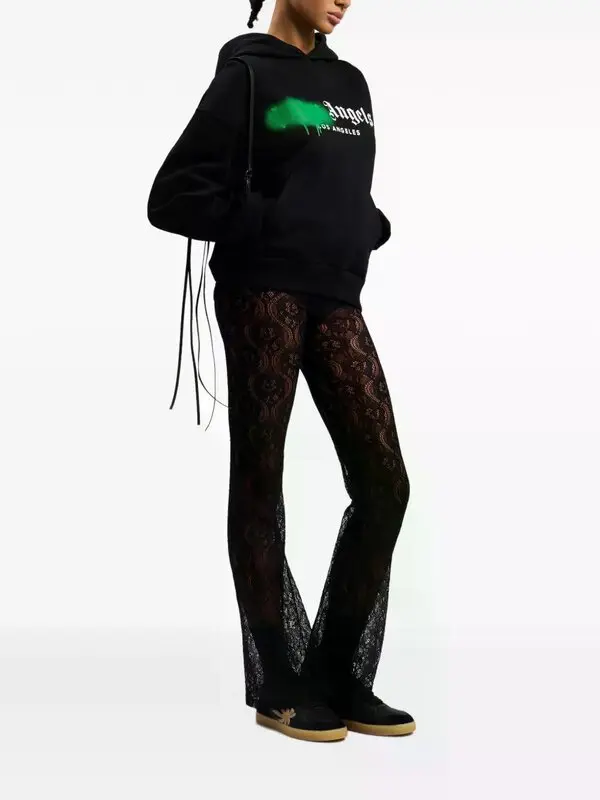 Palm Angels Spray City Los Angeles Dripping Logo Hoodie