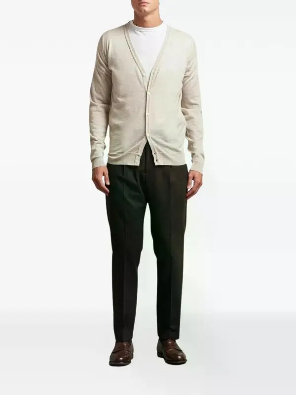 John Smedley V-neck Buttoned Cardigan