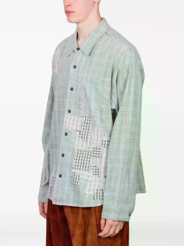 STORY MFG. Patchwork Plaid Shirt
