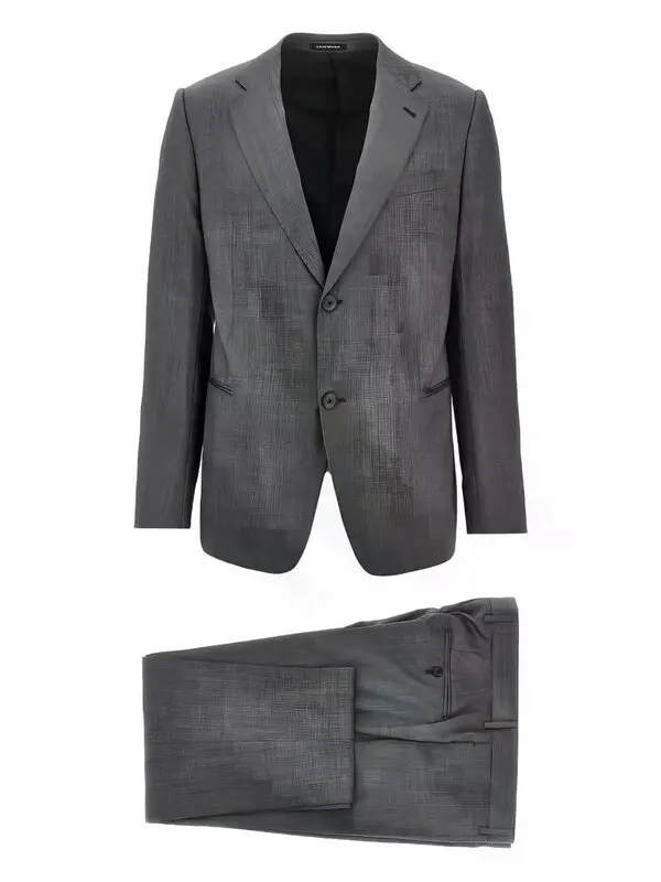 Emporio Armani Single-breasted Suit - Grey