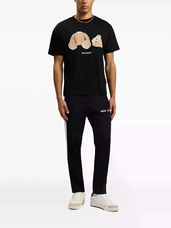 Palm Angels Broken Bear Graphic T-shirt - Black