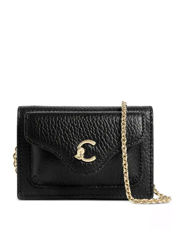 COCCINELLE Chain-strap Card Holder - Black