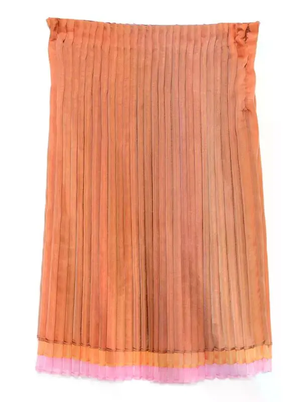 Issey Miyake Three-layer Pleated Skirt