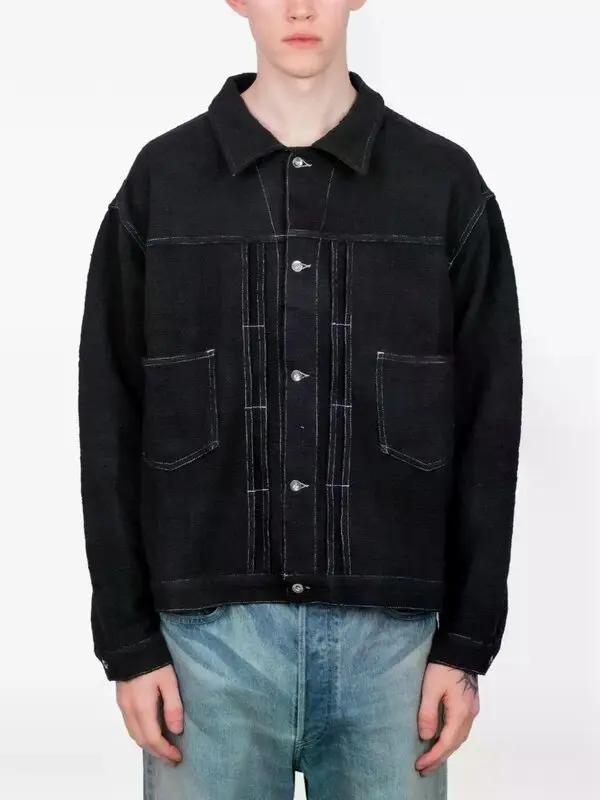 STORY MFG. Contrast-stitching Jacket - Black