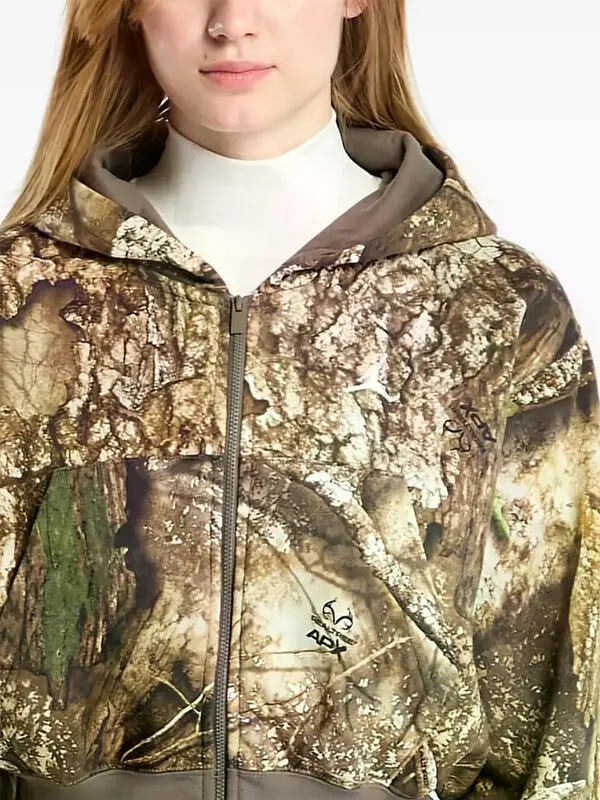JORDAN Brooklyn Zip-up Hoodie - Brown