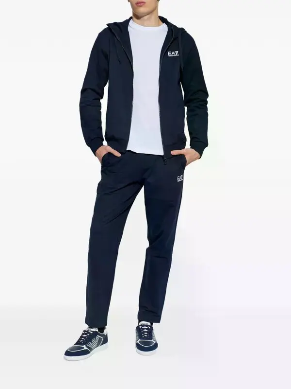 EA7 Hooded Zip-up Tracksuit - Blue