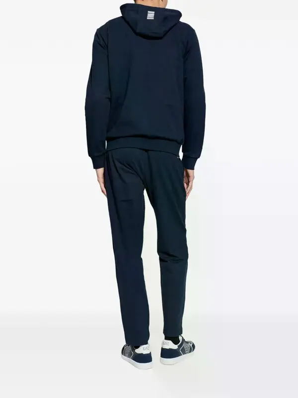 EA7 Hooded Zip-up Tracksuit - Blue