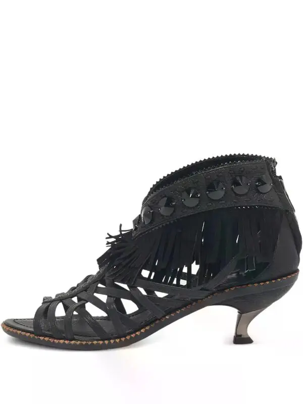 Dior Studded Fringed Sandals