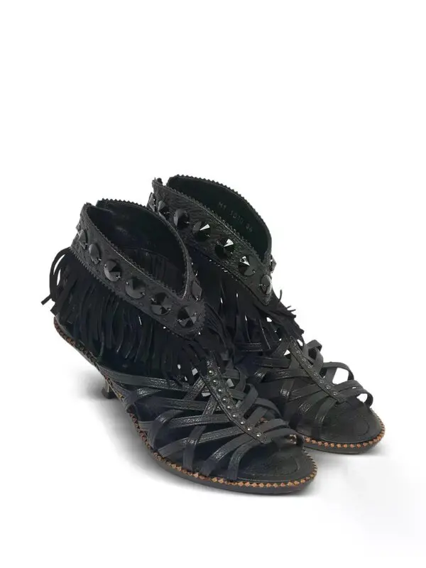 Dior Studded Fringed Sandals