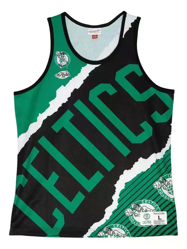 Mitchell & Ness Jumbotron 2.0 Celtic Round-neck Tank Top - Green