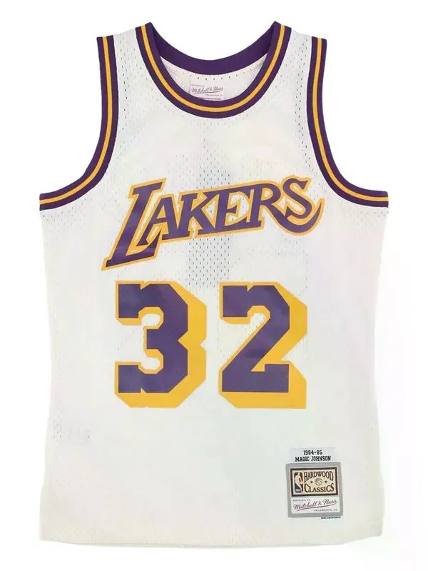 Mitchell & Ness Lakers 1984 Magic Johnson Tank Top - White