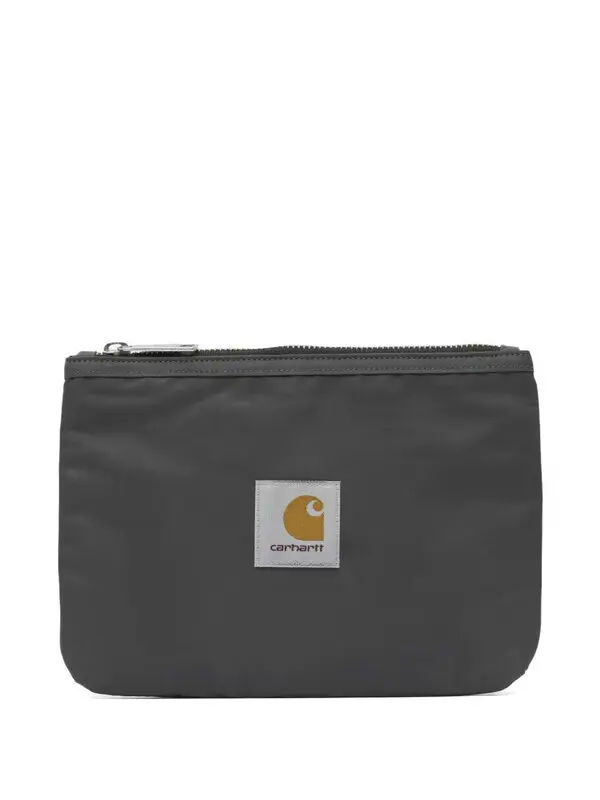Carhartt Work In Progress Zip Logo Wallet - Grey