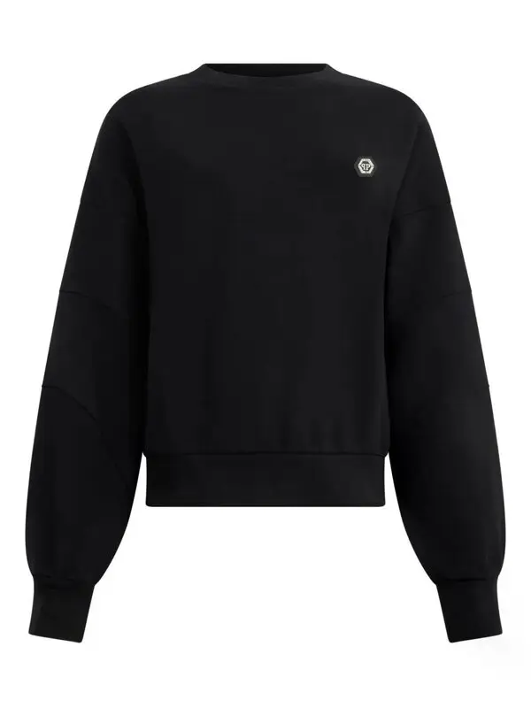 Philipp Plein Logo Appliqué Sweatshirt