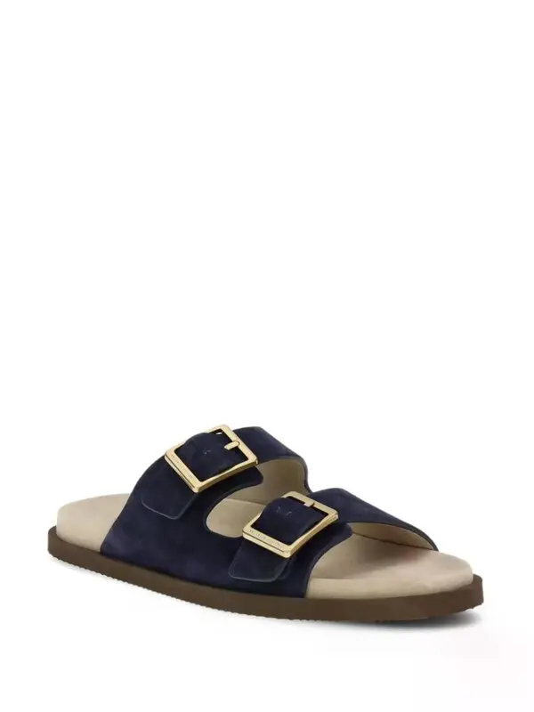 Brunello Cucinelli Buckled Strap Sandals - Blue