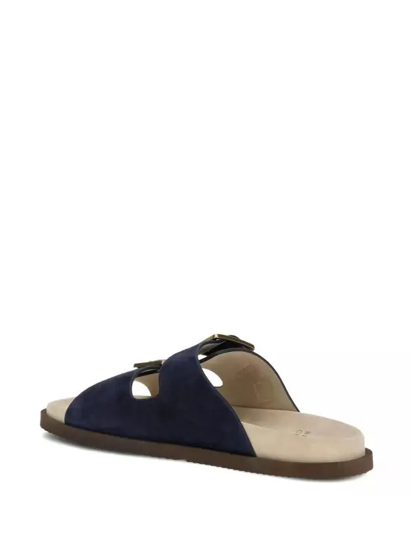 Brunello Cucinelli Buckled Strap Sandals - Blue