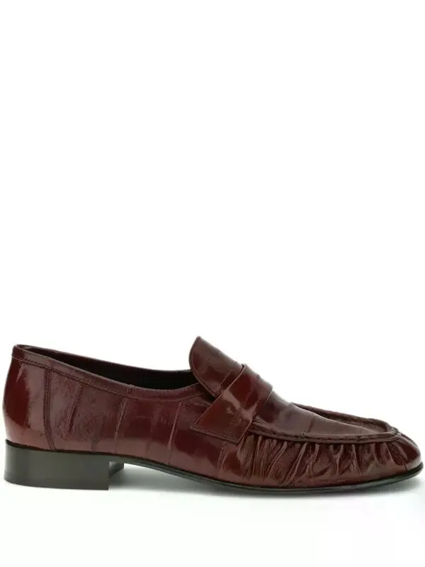 THE ROW Soft Penny Leather Loafers