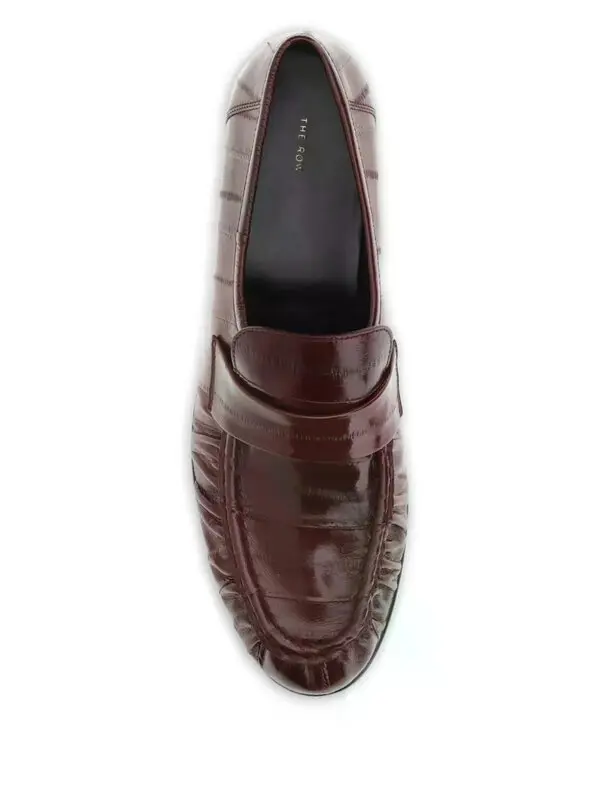 THE ROW Soft Penny Leather Loafers