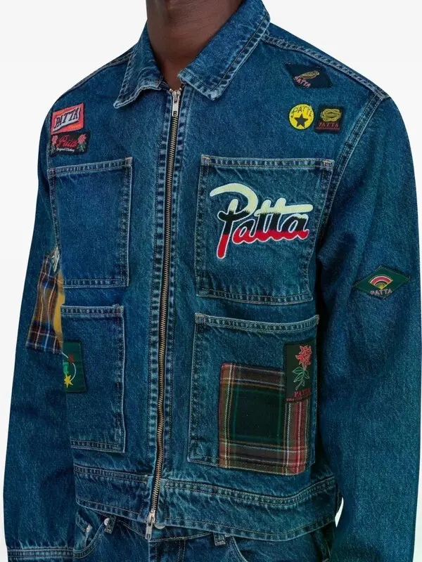 PATTA Patchwork Pocket Denim Jacket
