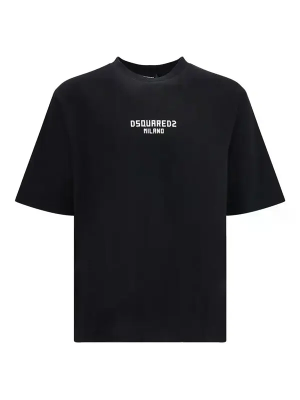 Dsquared2 Logo-detail Round-neck T-shirt - Black