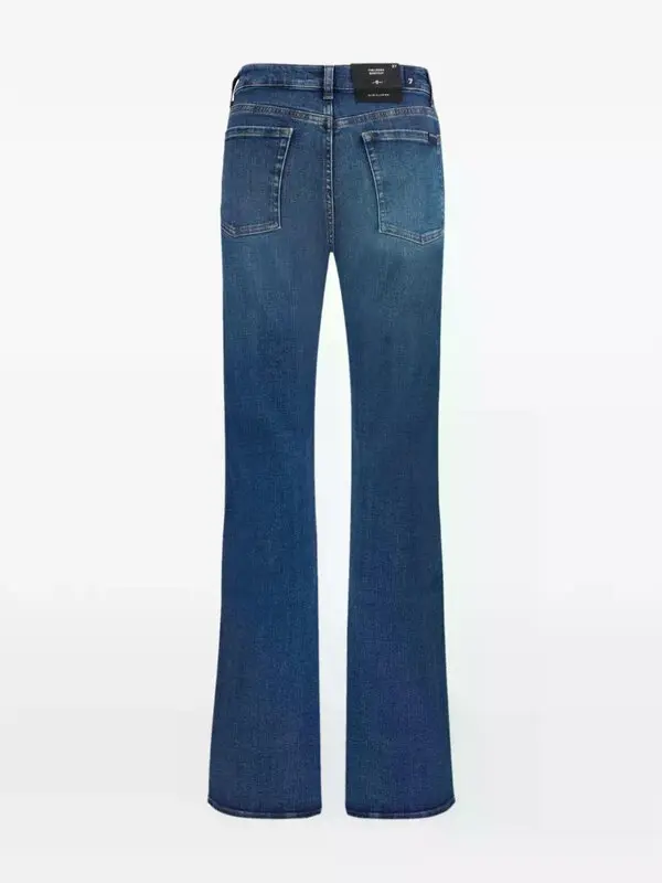 7 For All Mankind Belt-loop Five-pocket Bootcut Jeans
