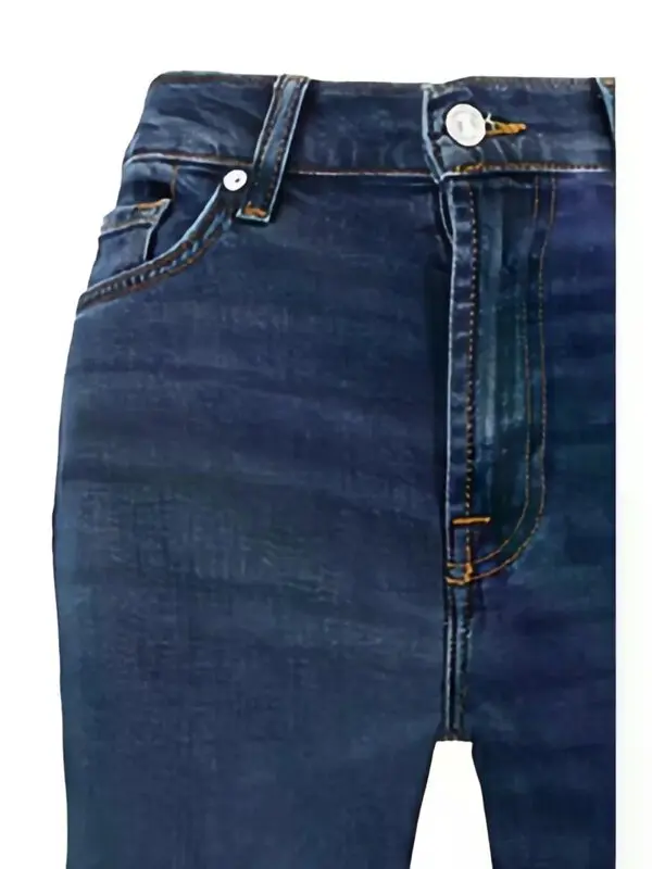 7 For All Mankind Dojo Five-pocket Jeans - Blue