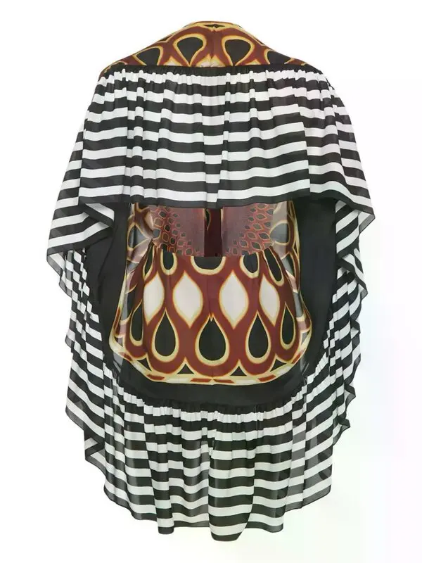 Givenchy Geometric-print Silk Blouse