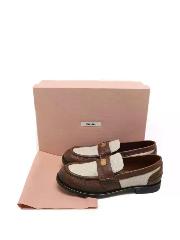 Miu Miu Penny-strap Loafers