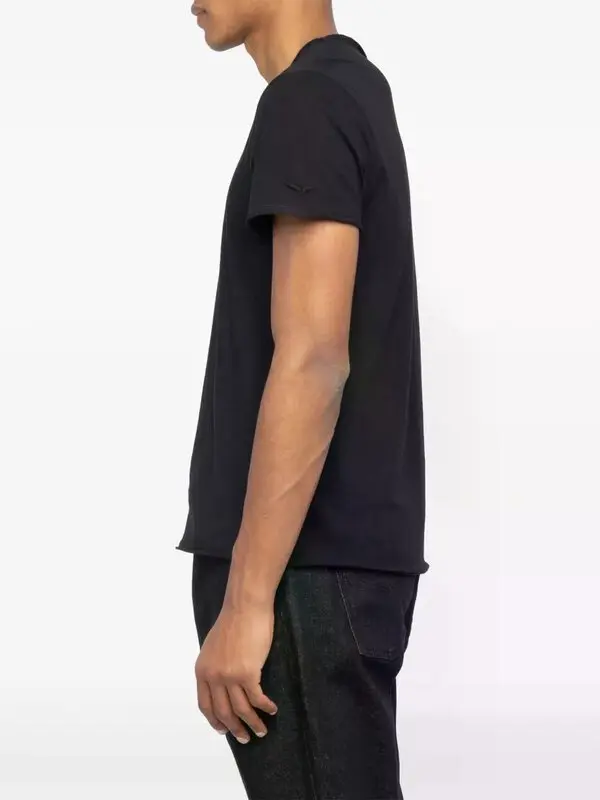 Zadig&Voltaire Monastir Henley T-shirt - Black