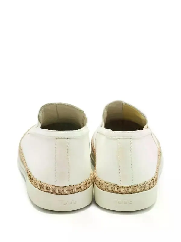 TOD'S Francesina Leather Espadrille Sneakers