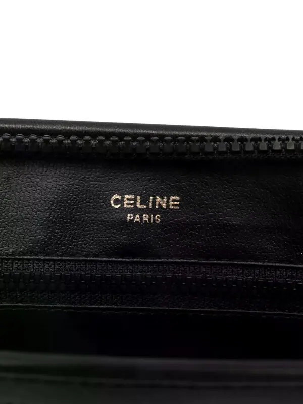 Celine 1990s Logo-patch Clutch Bag