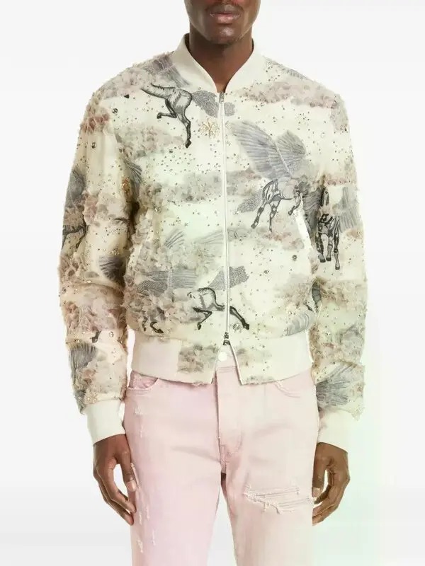 Amiri Floral Sequin Jacket