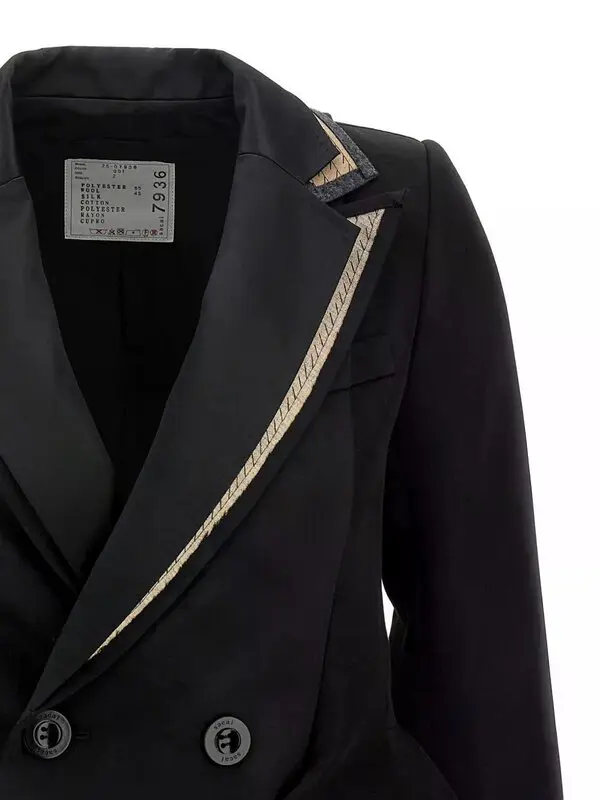 Sacai Multilayer Double-breasted Blazer