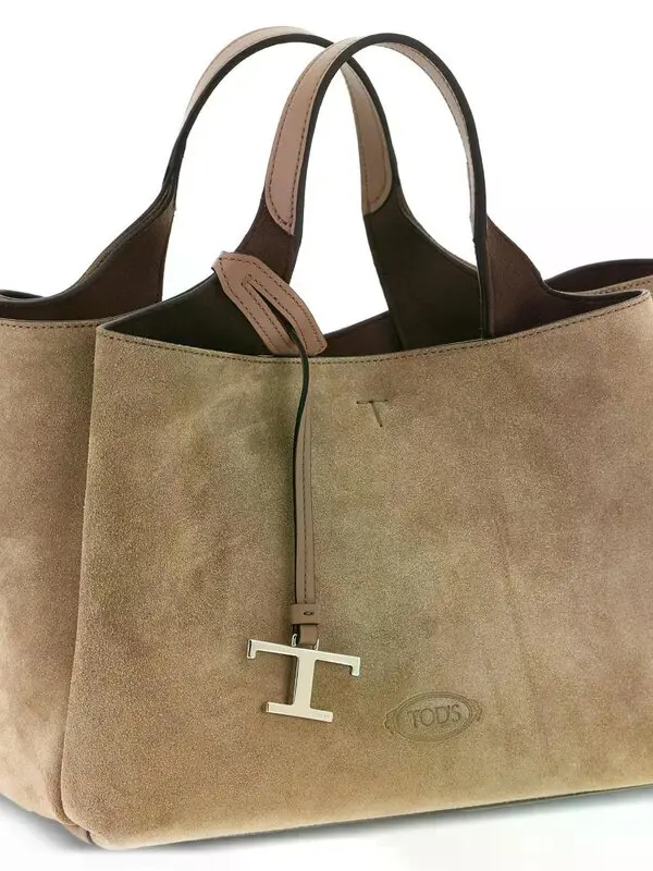 TOD'S Mini Apa Suede Tote Bag